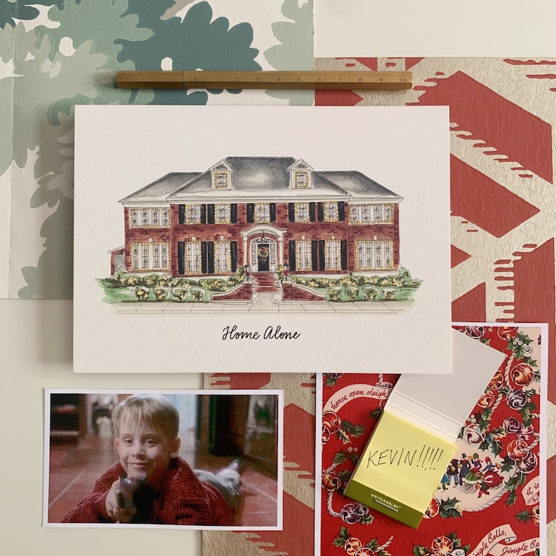 Home Alone House Print - Etsy