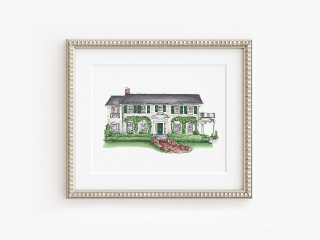 Father of the Bride House Art Print - Etsy