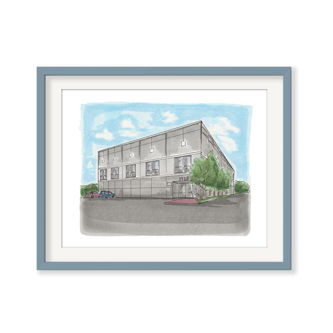 The Office TV Show Art Print | Pam's Drawing Art Print - Etsy