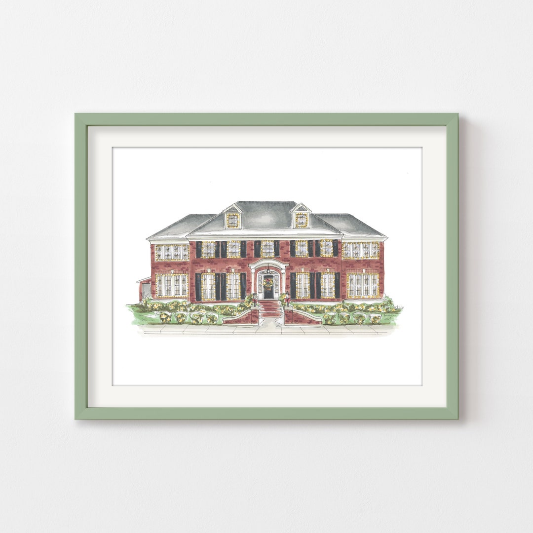 Home Alone House Print - Etsy