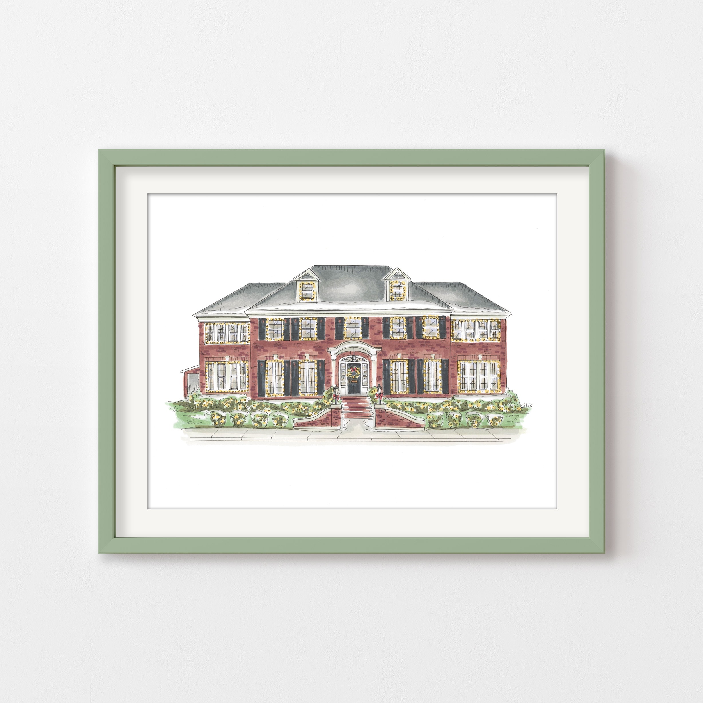 Home Alone House Print - Etsy