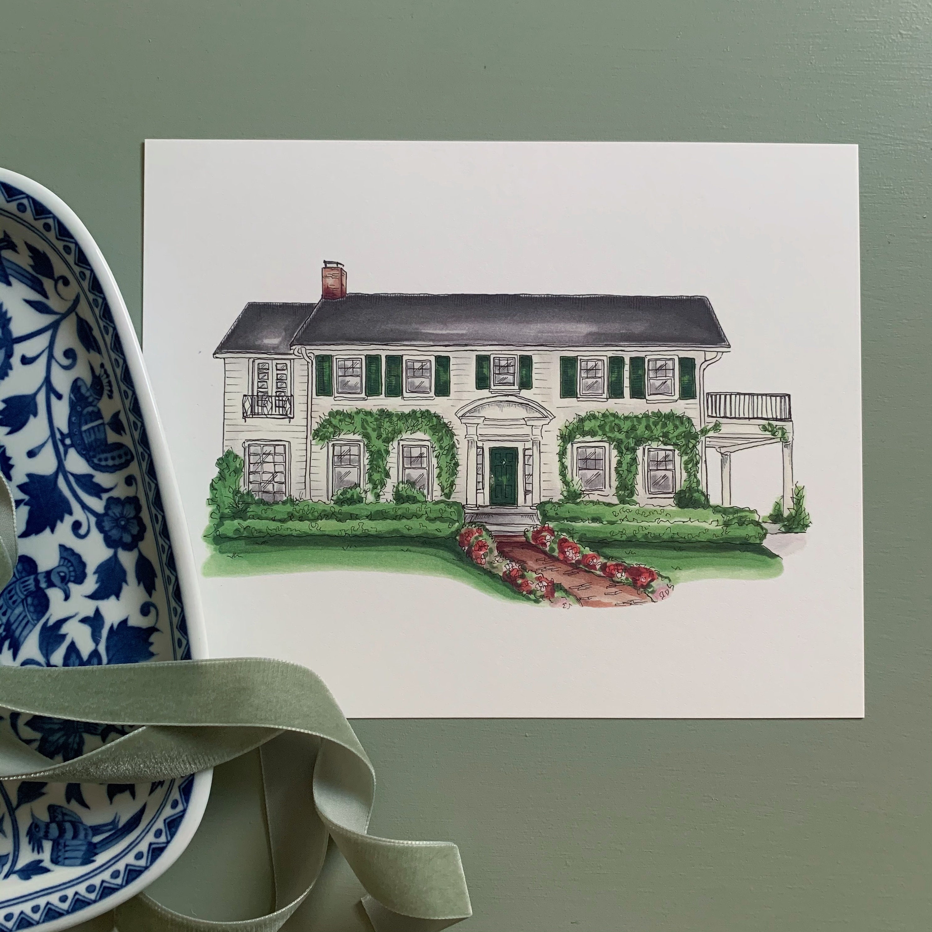 Father of the Bride House Art Print - Etsy