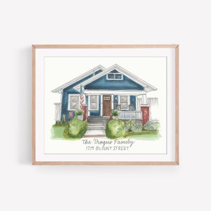 GIFT CERTIFICATE for Custom House Drawing - Etsy
