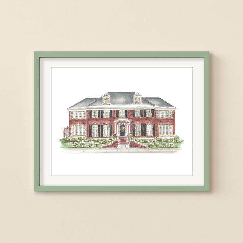 Home Alone House Print - Etsy