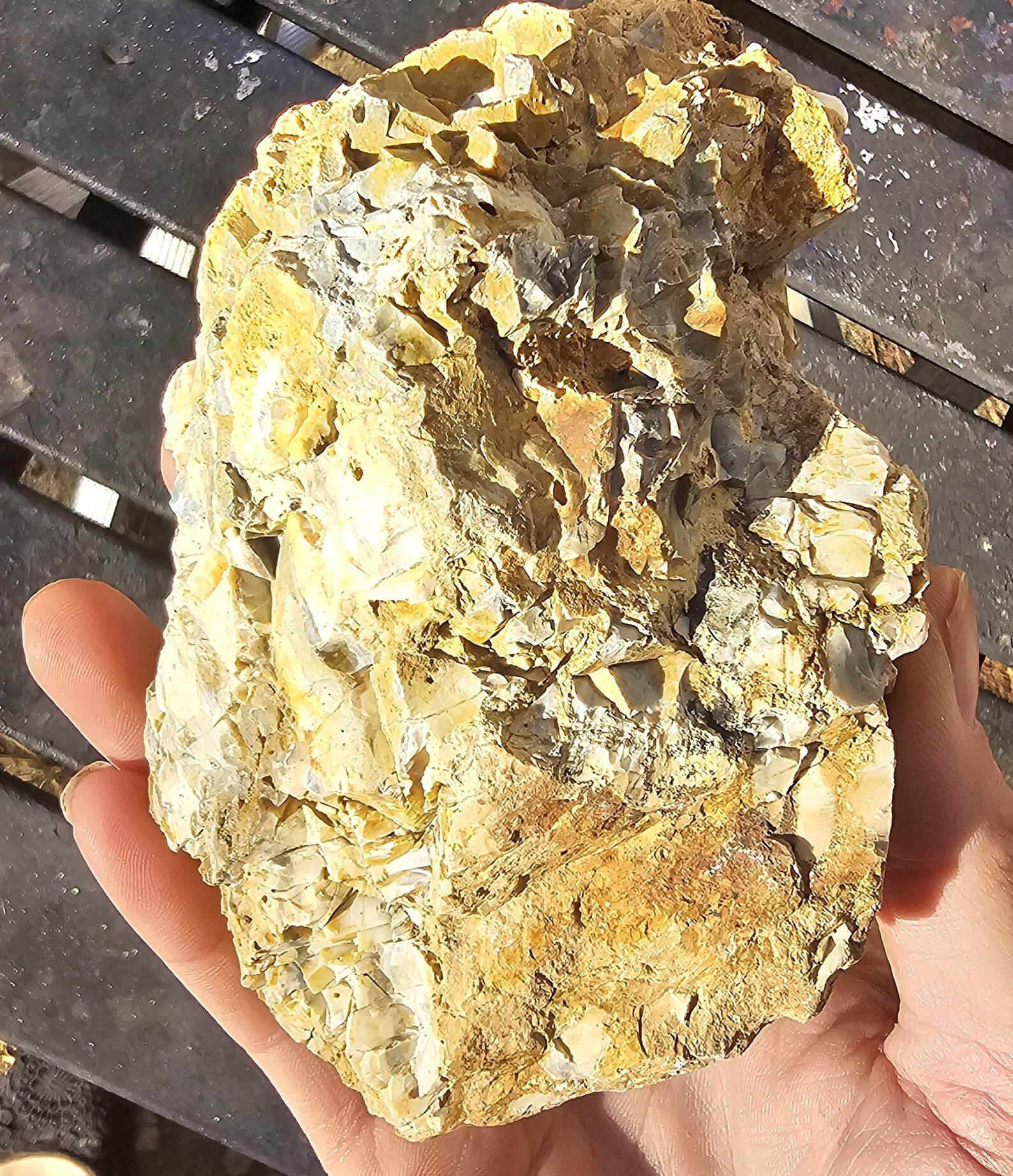 Nethers Farm FLINT RIDGE OHIO Chert Flint Crystal Specimen - Etsy