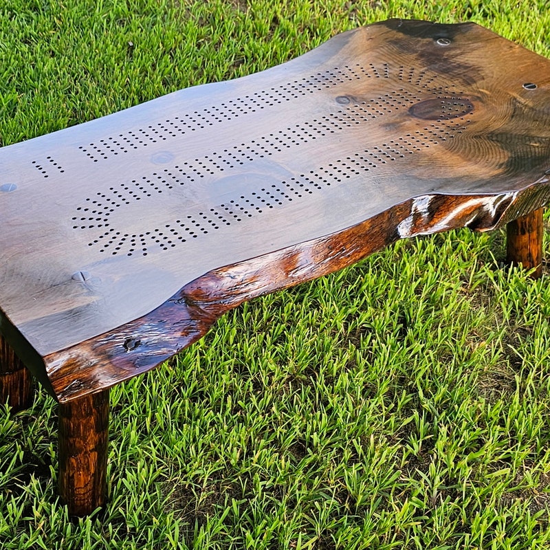 Cribbage Board Table - Etsy