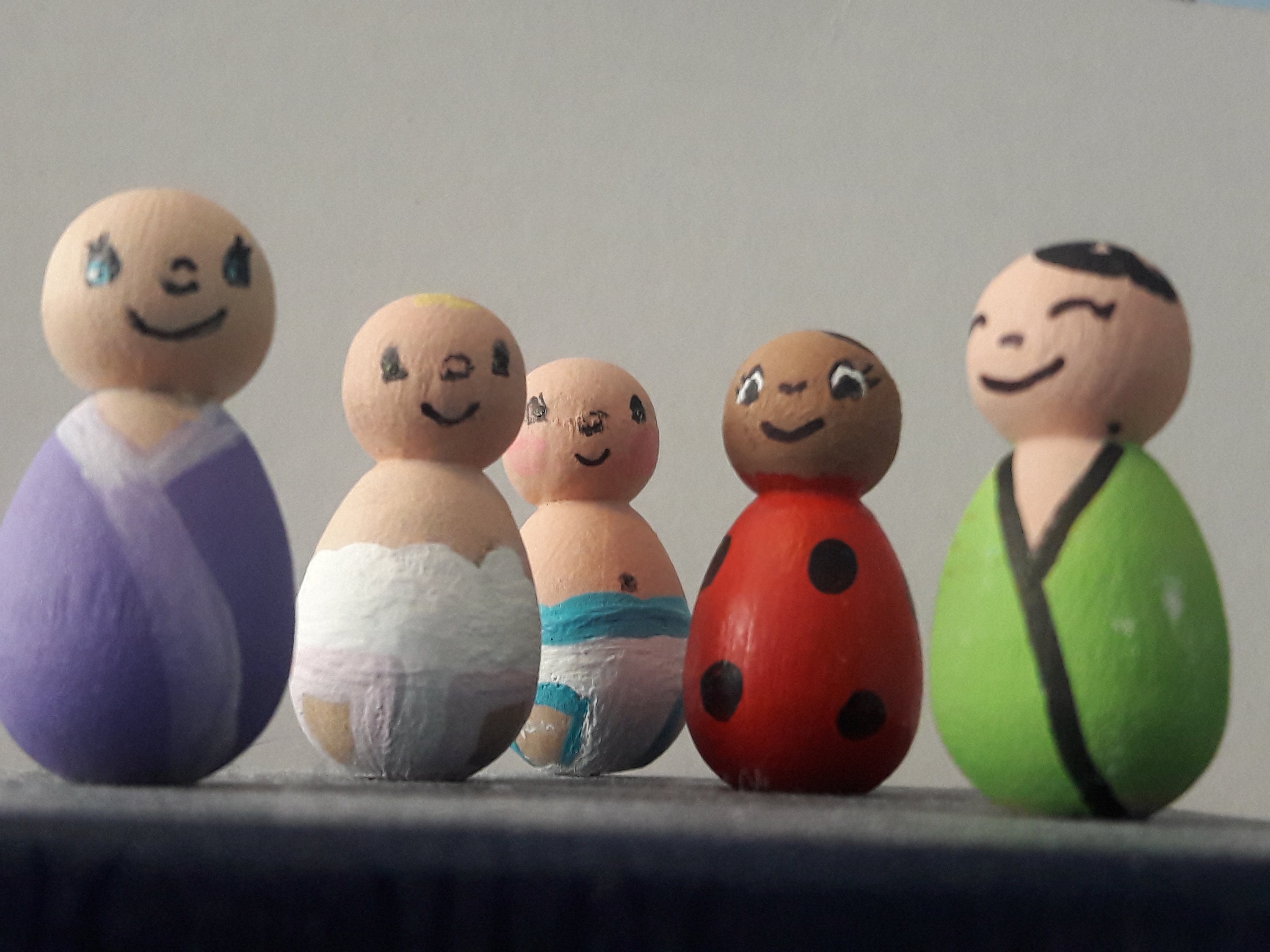 Peg Babies & Peg Babies tucked away in their blankets. You | Etsy