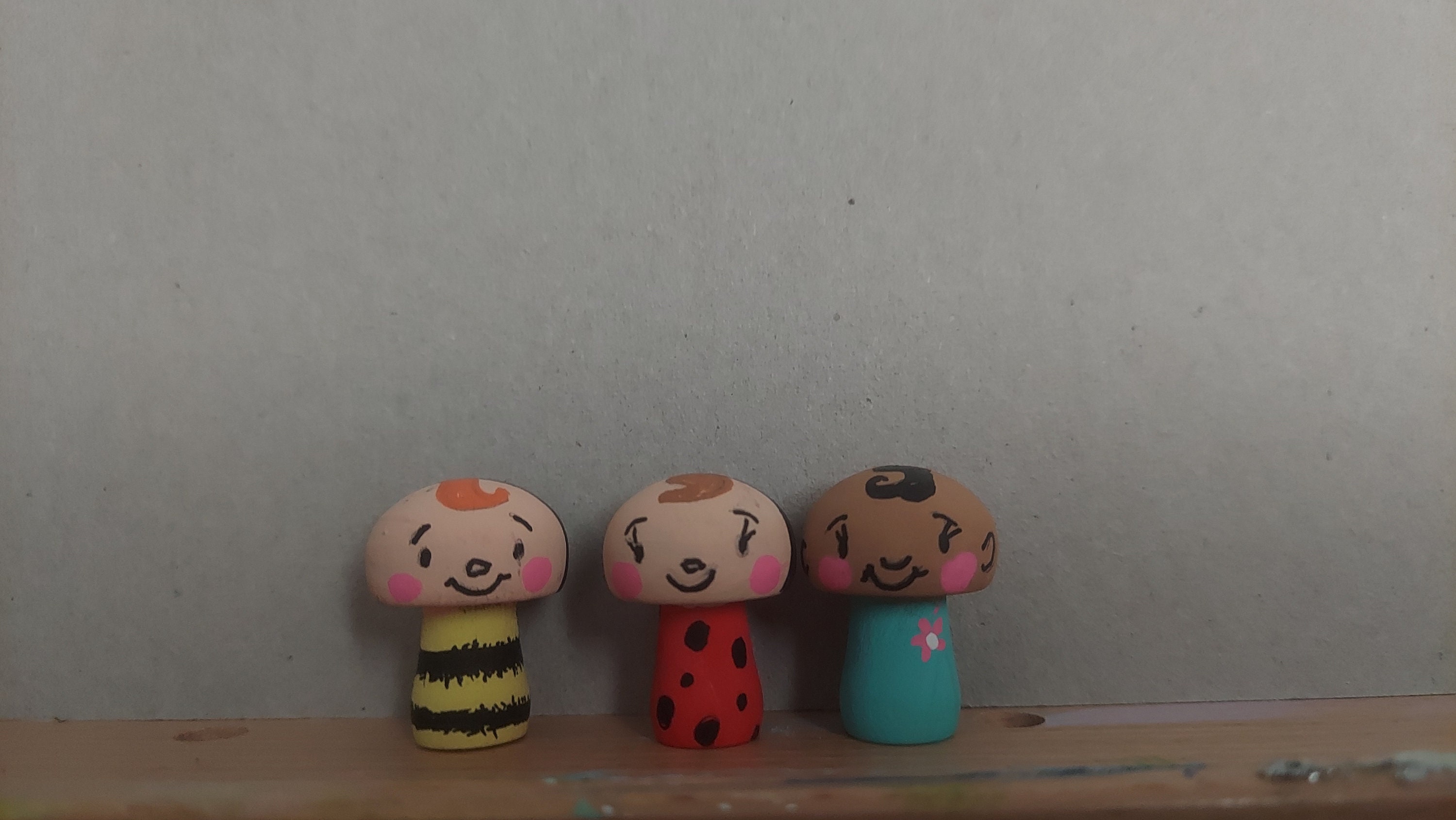 Peg Doll Bumble Bee, Lady Bug, Fairy and Their Babies - Etsy