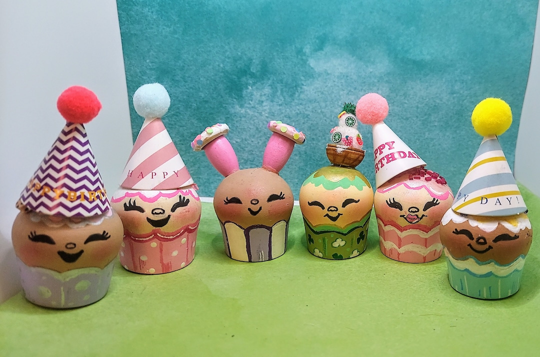 Whimsical Birthday Cupcakes - Etsy