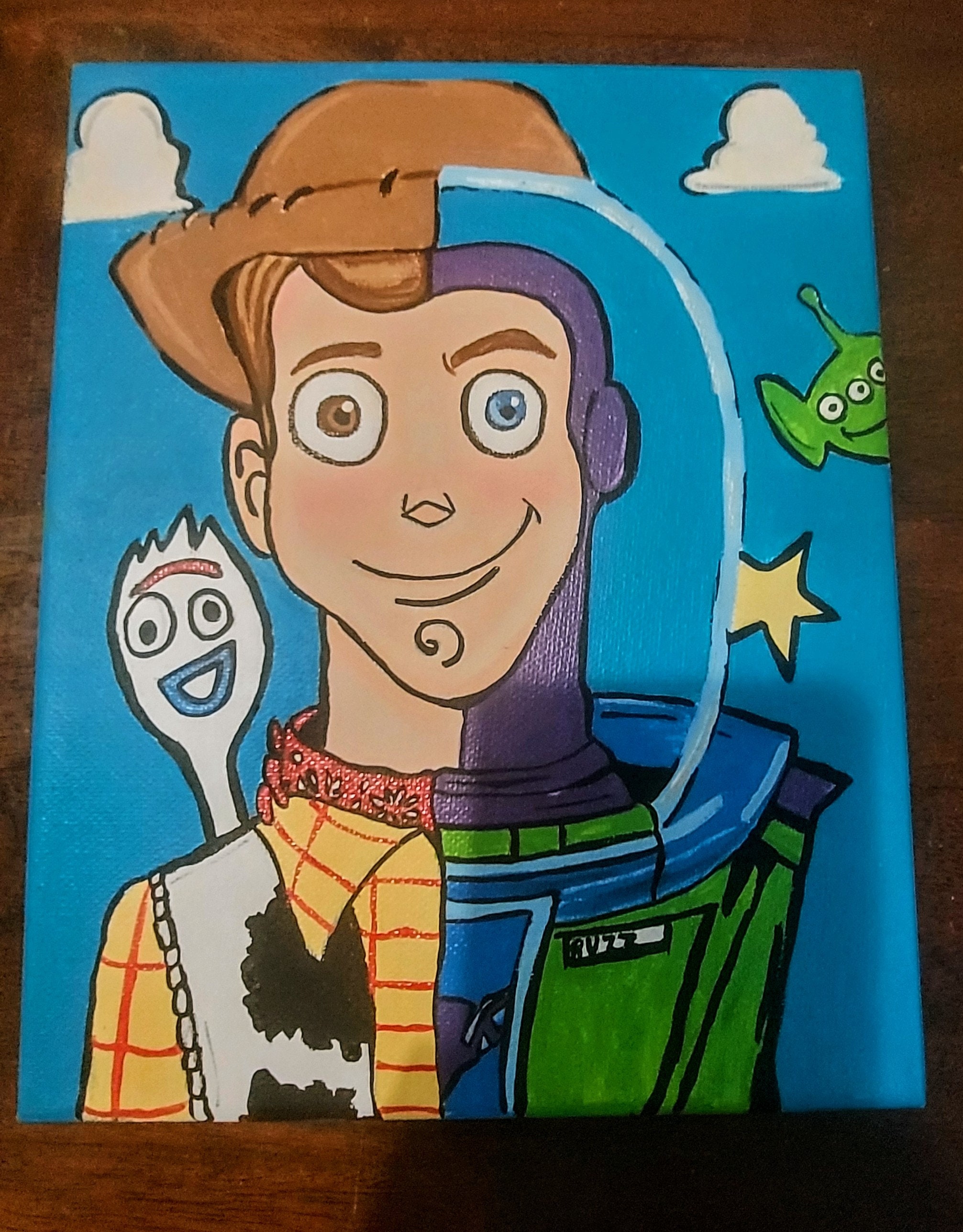 Toy Story Inspired Canvas Painting - Etsy