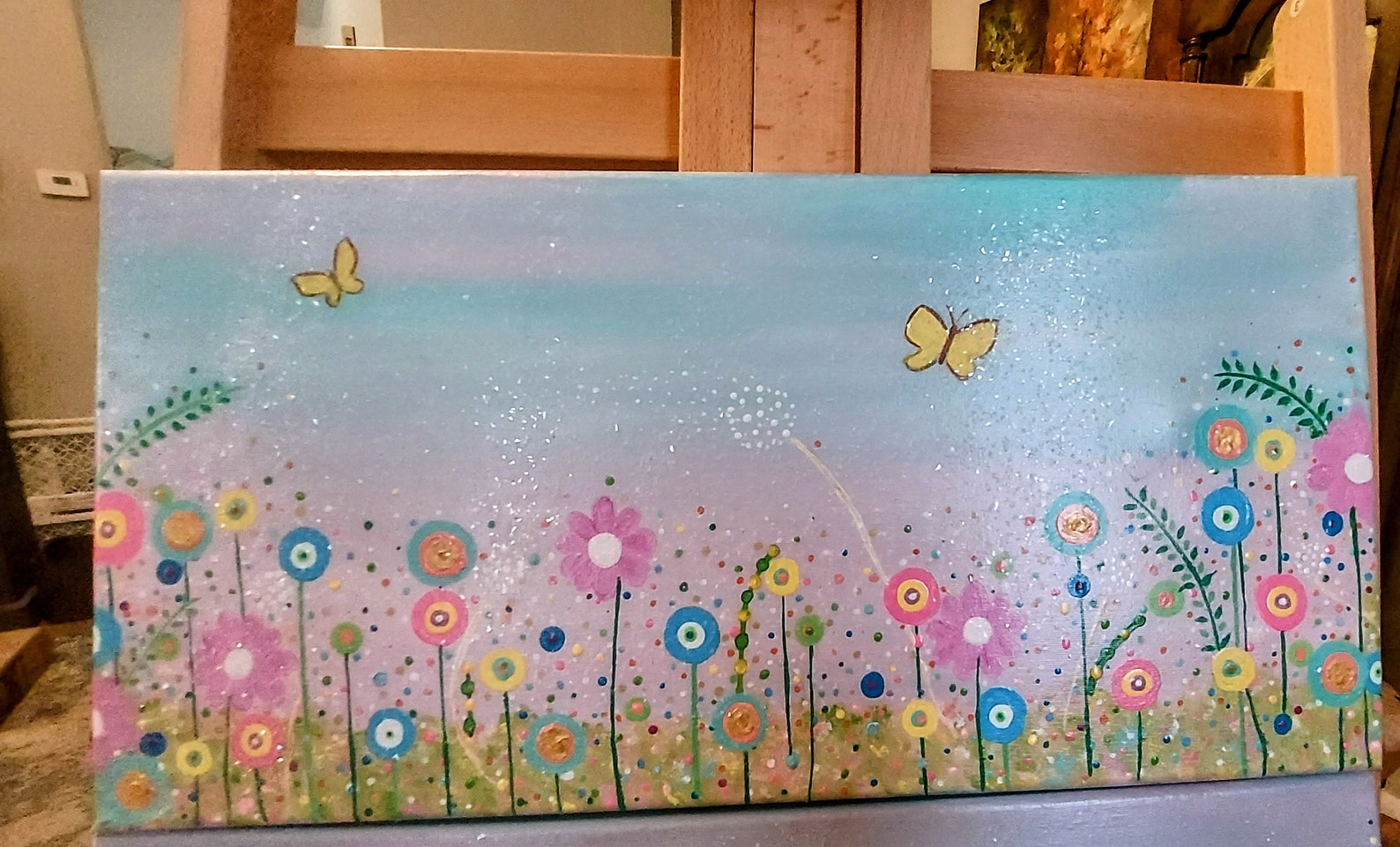 Flowers Canvas Painting - Etsy