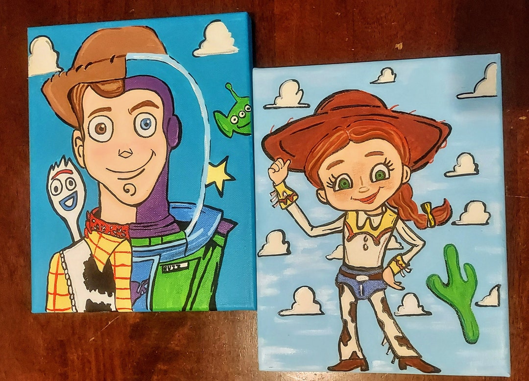 Toy Story Inspired Canvas Painting - Etsy
