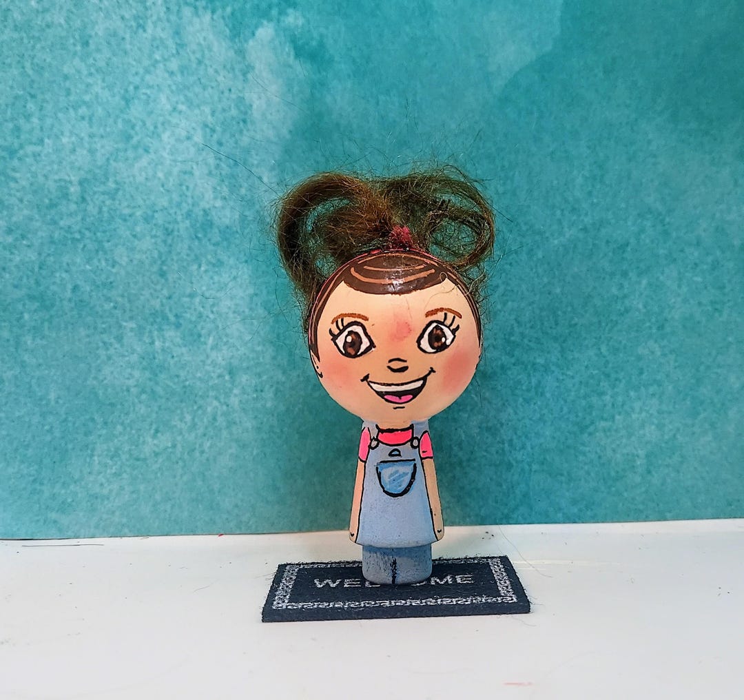 Ms. Rachel Inspired Peg Doll - Etsy