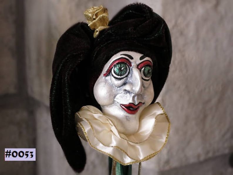 Renaissance Court Jester Puppet A True Work of Art | Etsy