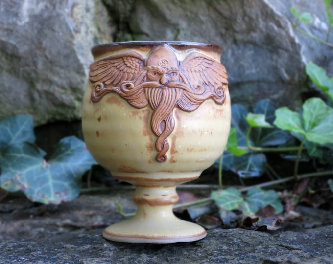 Medieval Wizard Goblet - Traditional British Stoneware - Etsy