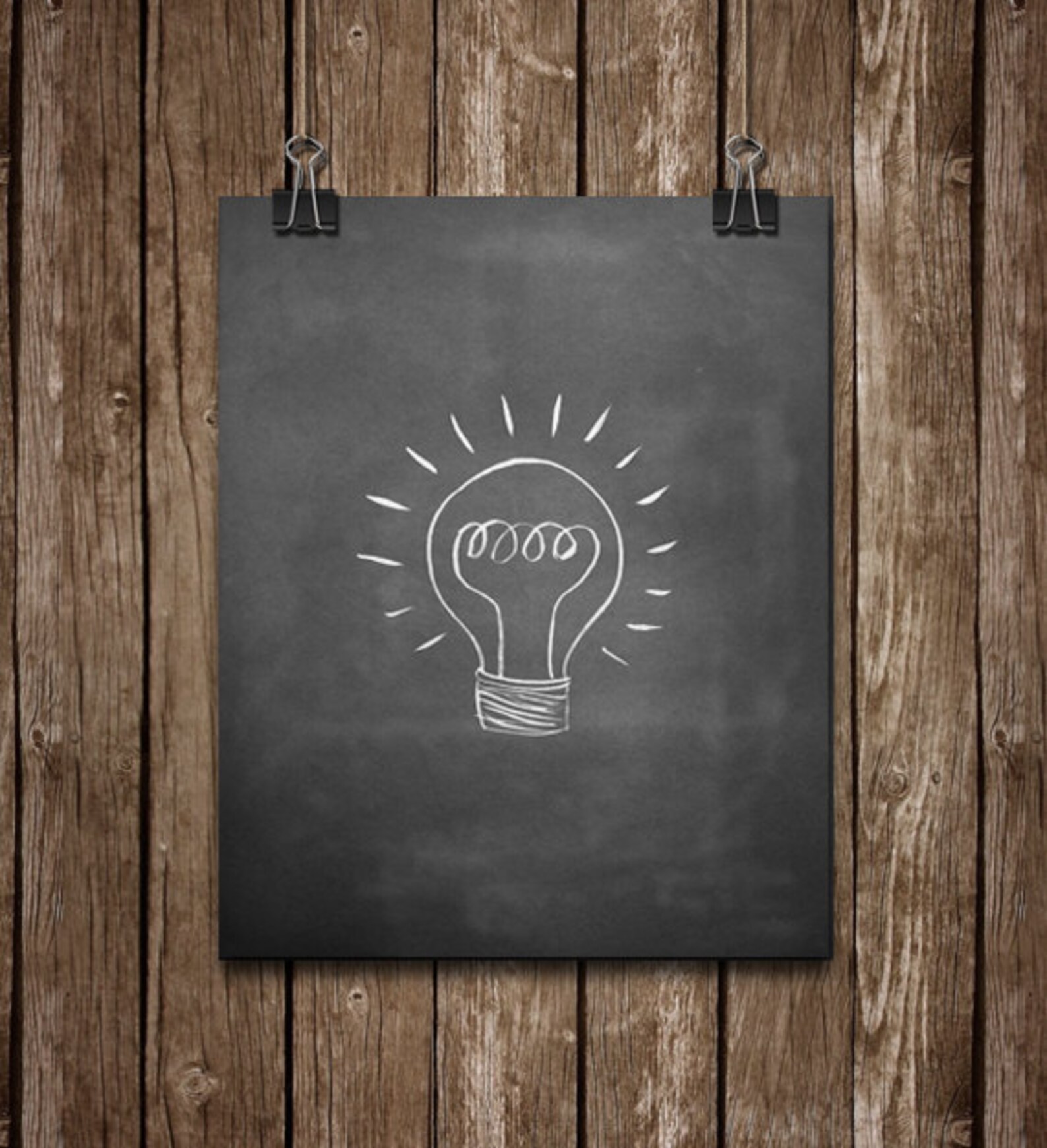 Geek Art Lightbulb Poster Wall Decor Print Home Art - Etsy