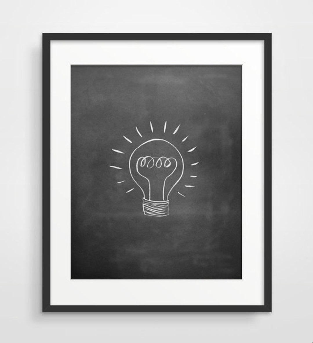 Geek Art Lightbulb Poster Wall Decor Print Home Art - Etsy