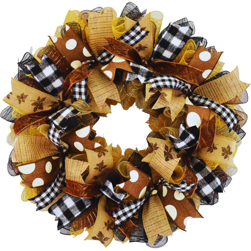 Fall Deco Mesh - Etsy