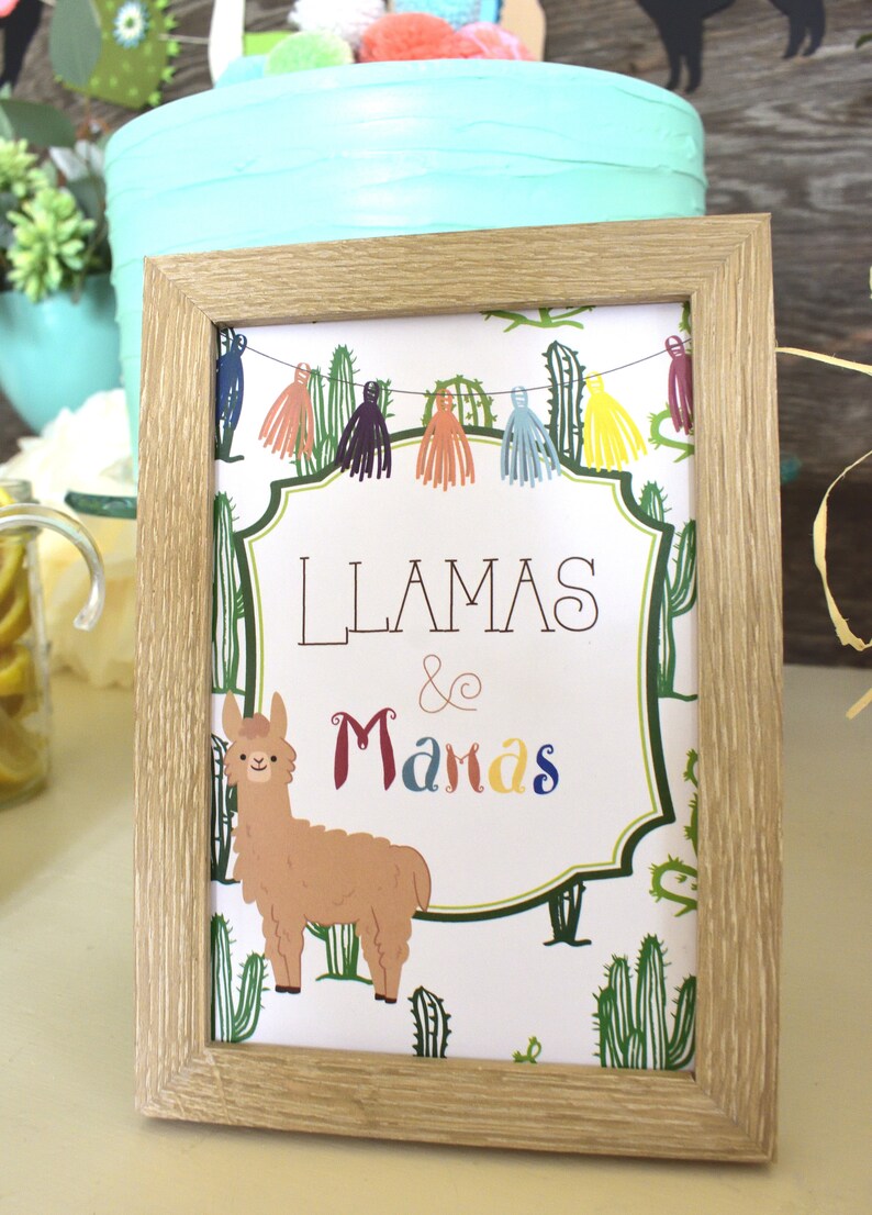 Llama Baby Shower. Llamas & Mamas Baby Shower. Llama Mother's Day ...