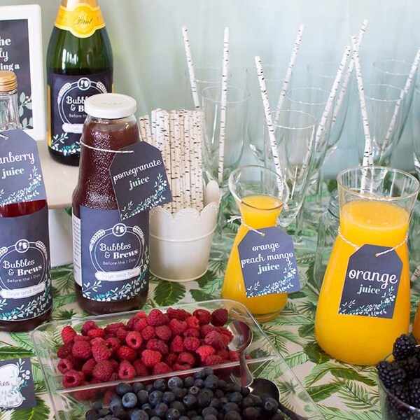 Mimosa Bar Labels - Etsy