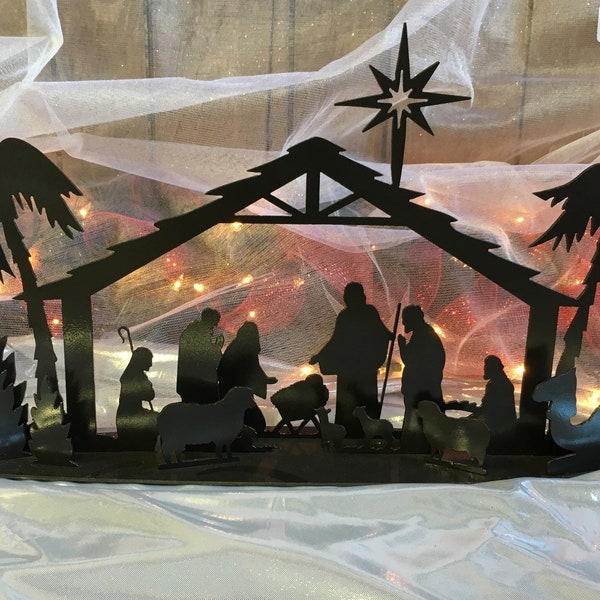 Metal Nativity - Etsy