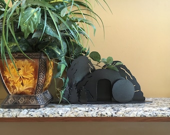 Wooden Empty Tomb Easter Décor , Easter Resurrection Scene , Jesus ...