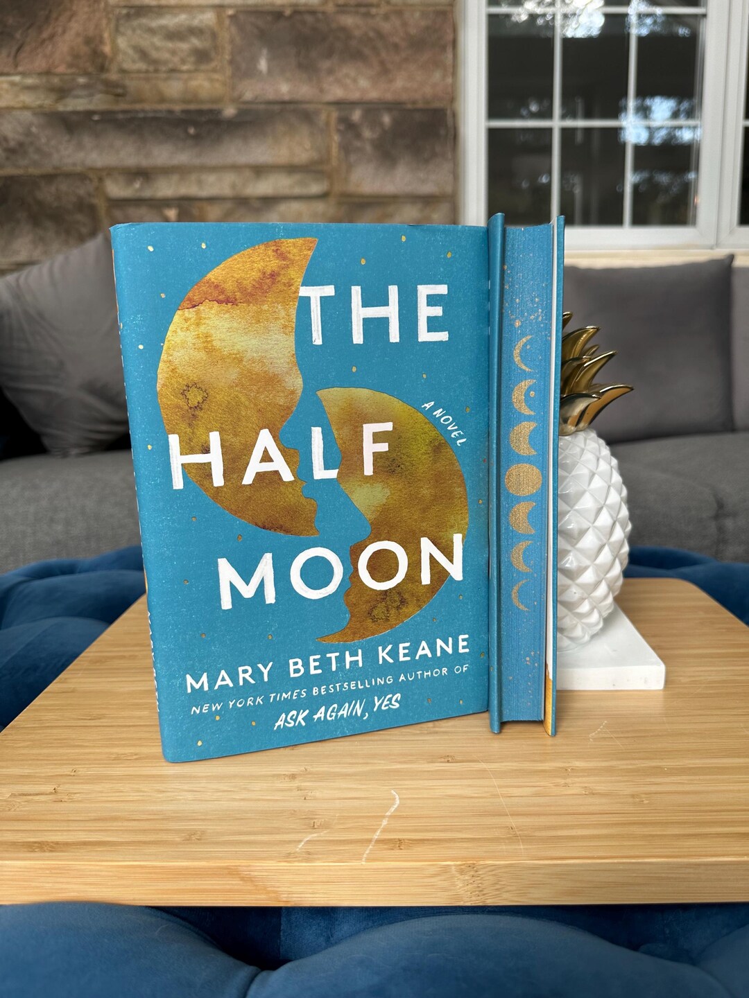 The Half Moon by Mary Beth Keane Custom Stenciled Sprayed/airbrushed ...