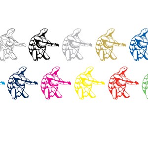 Grateful Dead Terrapin Station Pair of Dancing Terrapins Window Decal ...
