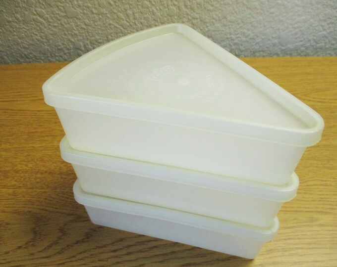 Eagle Super Seal Pie Slice Triangle Plastic Storage Containers – Set of ...