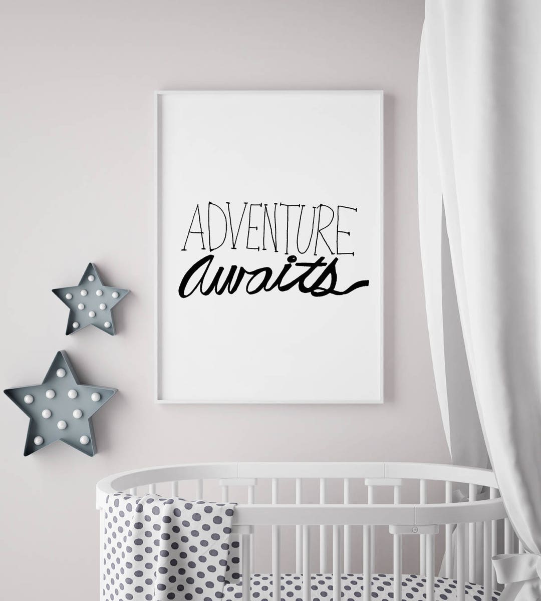 Kate Spade Poster, Dorm Decor - Adventure Awaits Poster - Etsy