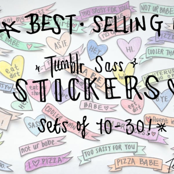 Tumblr Stickers - Etsy