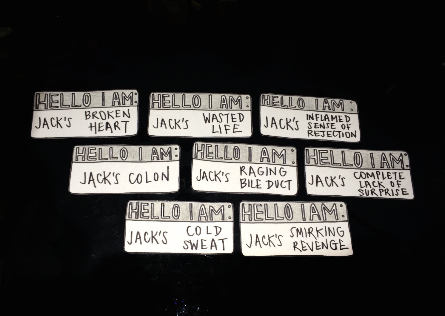 Fight Club i AM Jack's... Sticker Set: 3-8 | Etsy UK