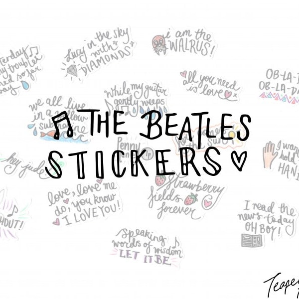 The Beatles Sticker - Etsy