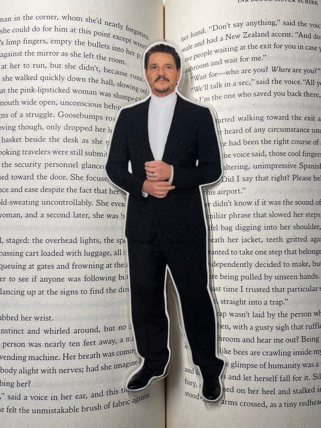 Pedro Pascal Cut Out Bookmark - Etsy