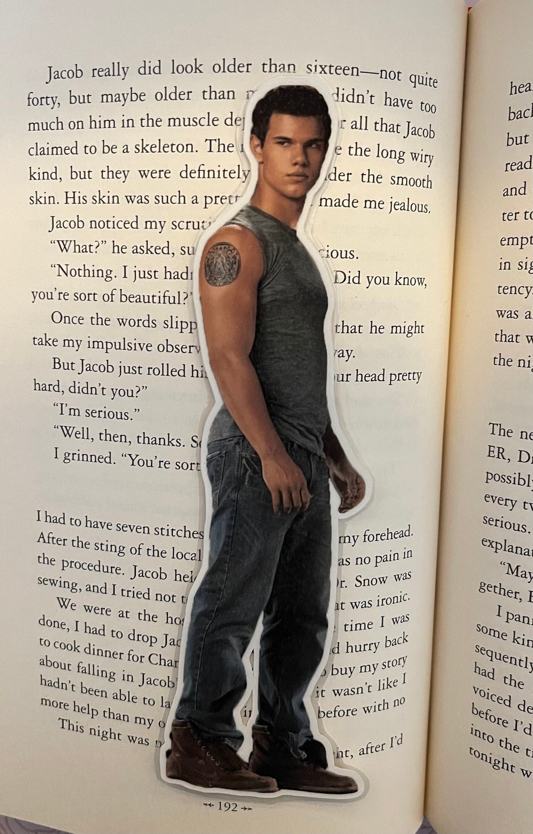 Jacob Black Bookmark Cutout - Etsy