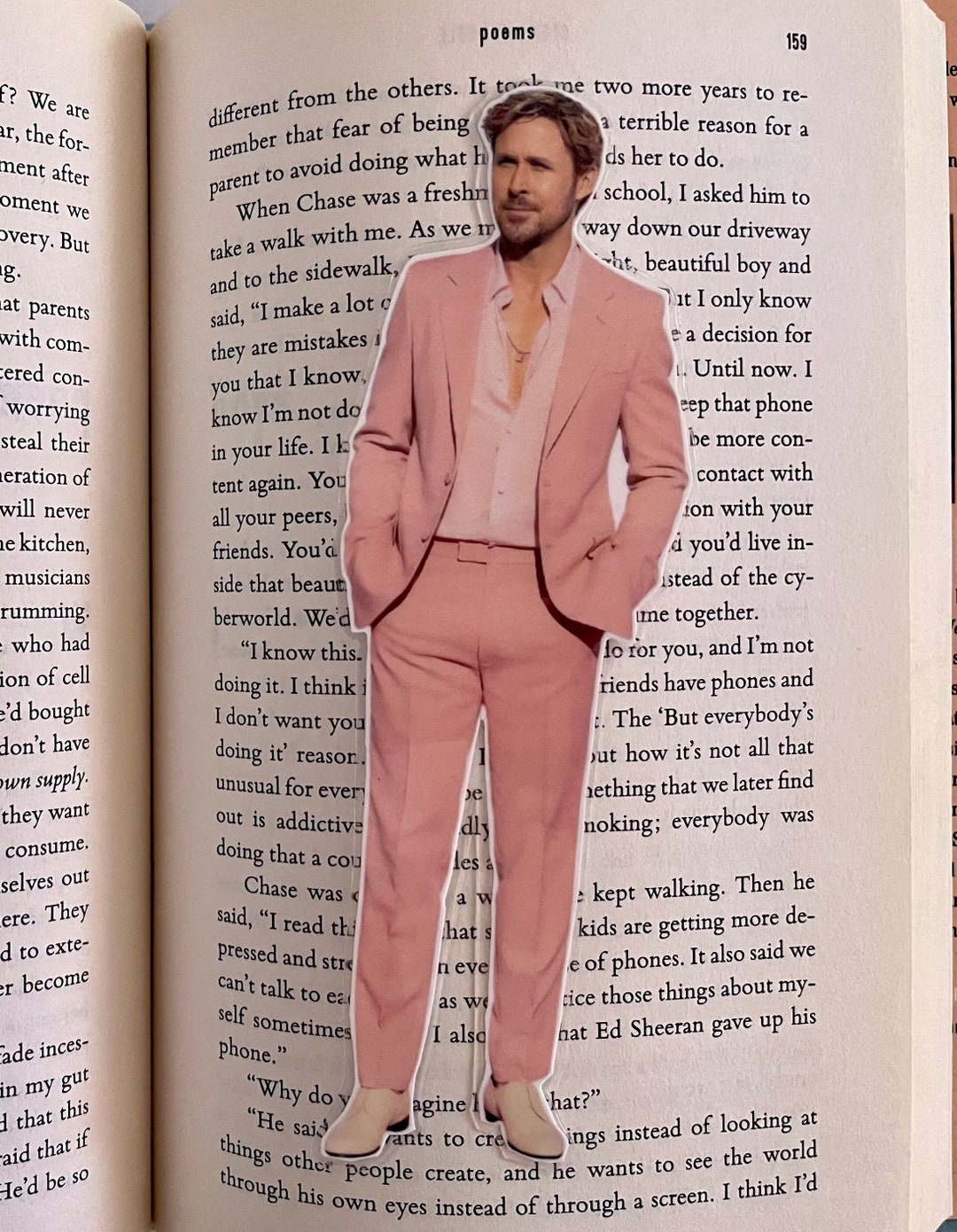 Ryan Gosling Cutout Bookmark - Etsy