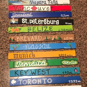 Destination Directional Signs - Etsy