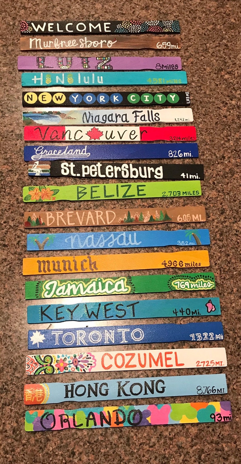 Destination Directional Signs - Etsy