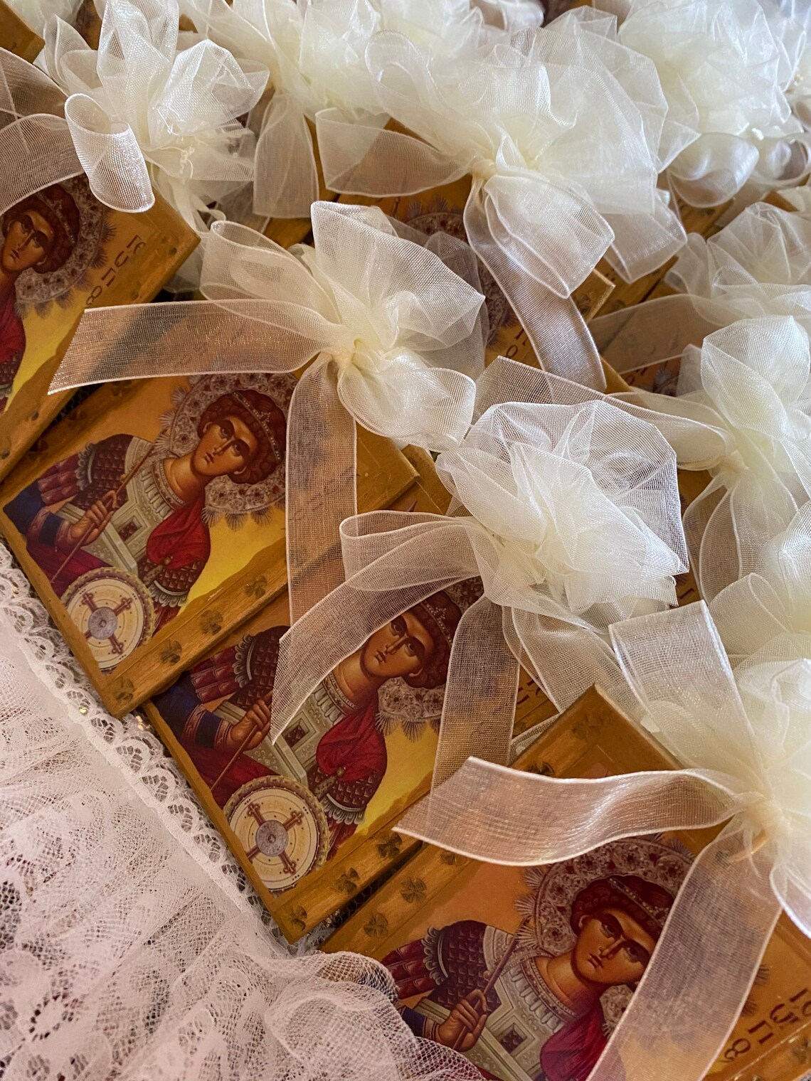 10 Saint George Icon Favors, Baptism Favors, Orthodox Icon, Religious ...