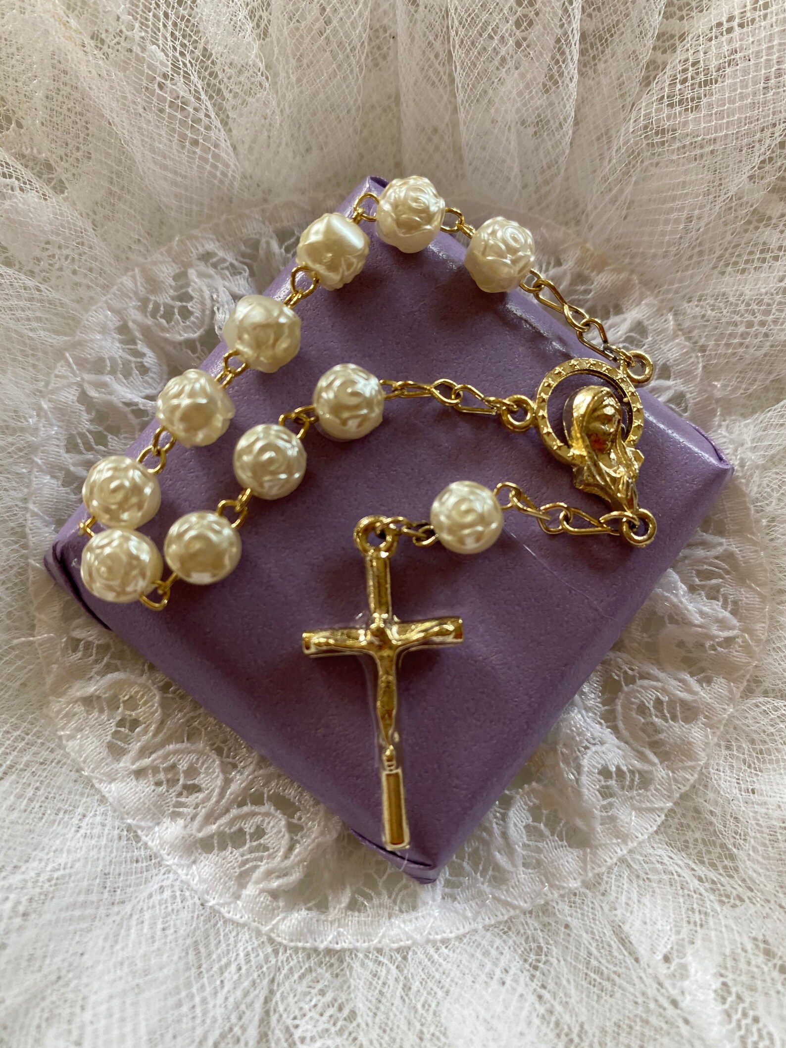 10 Baptism Favors, Religious Favors, Rosary..baptism, First Communion ...