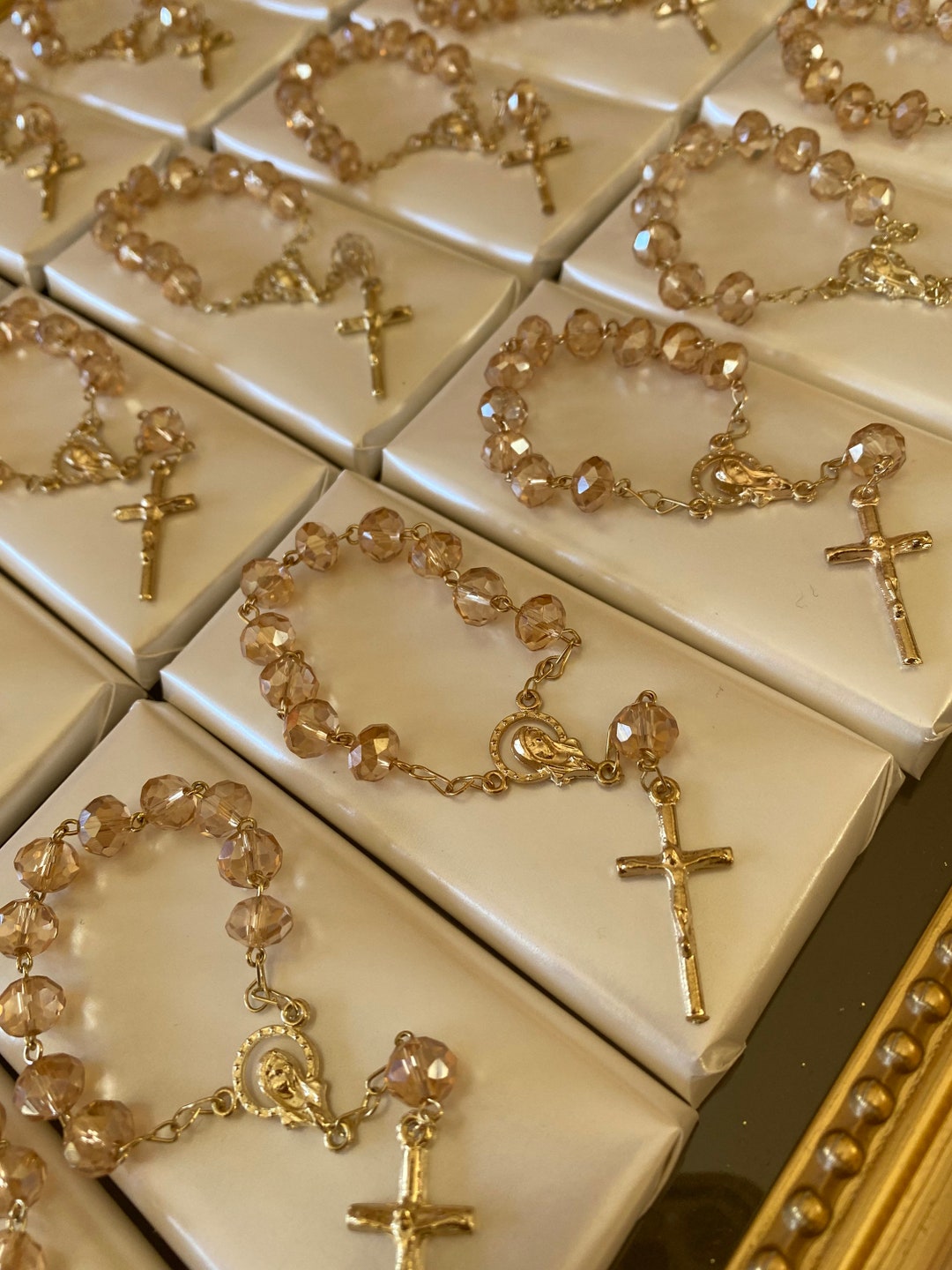 10 Baptism Favors, Religious Favors, Rosary..baptism, First Communion ...