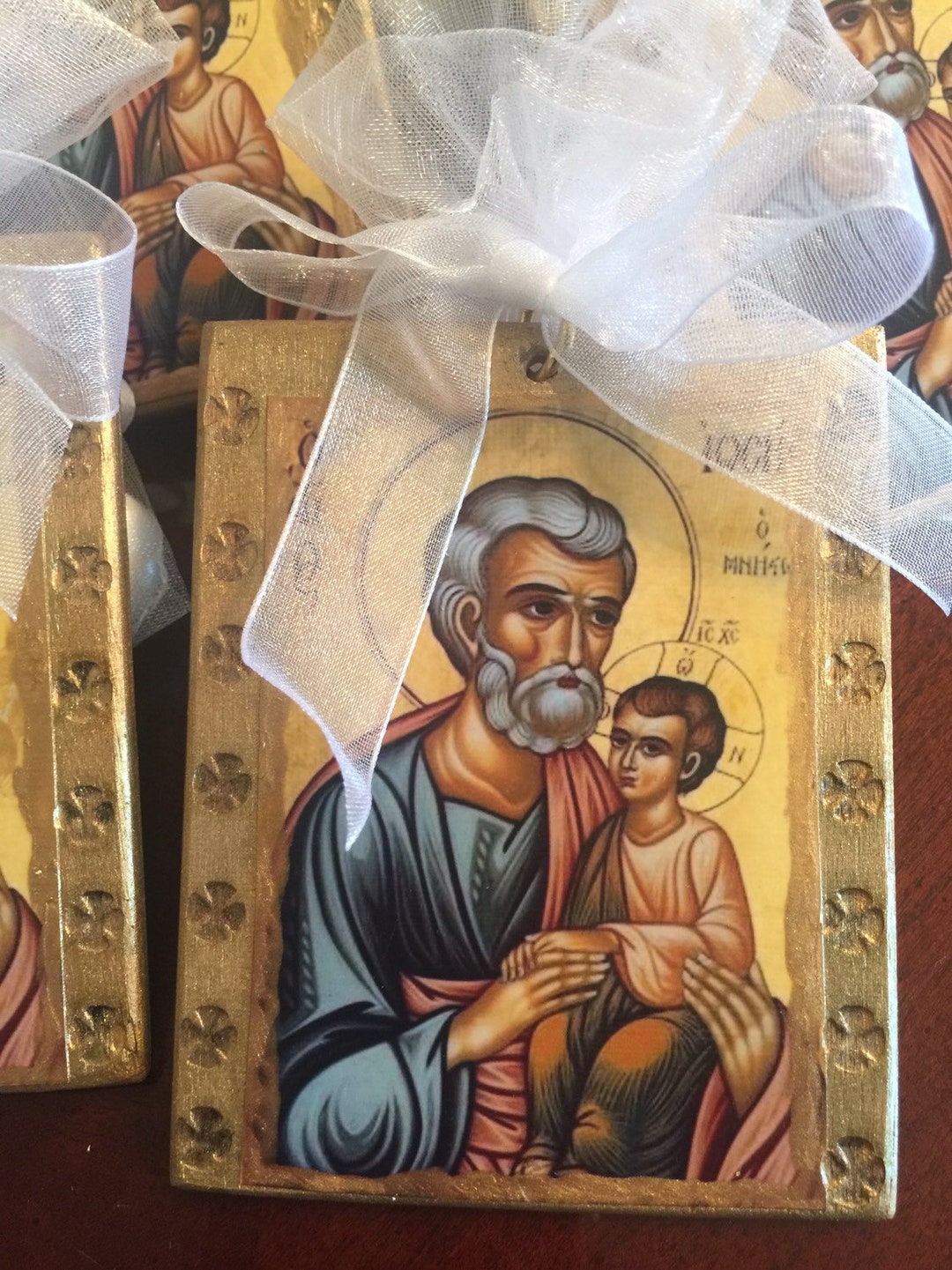 10 Saint Joseph Icon Favors, Baptism Favors, Religious Favors, Orthodox ...