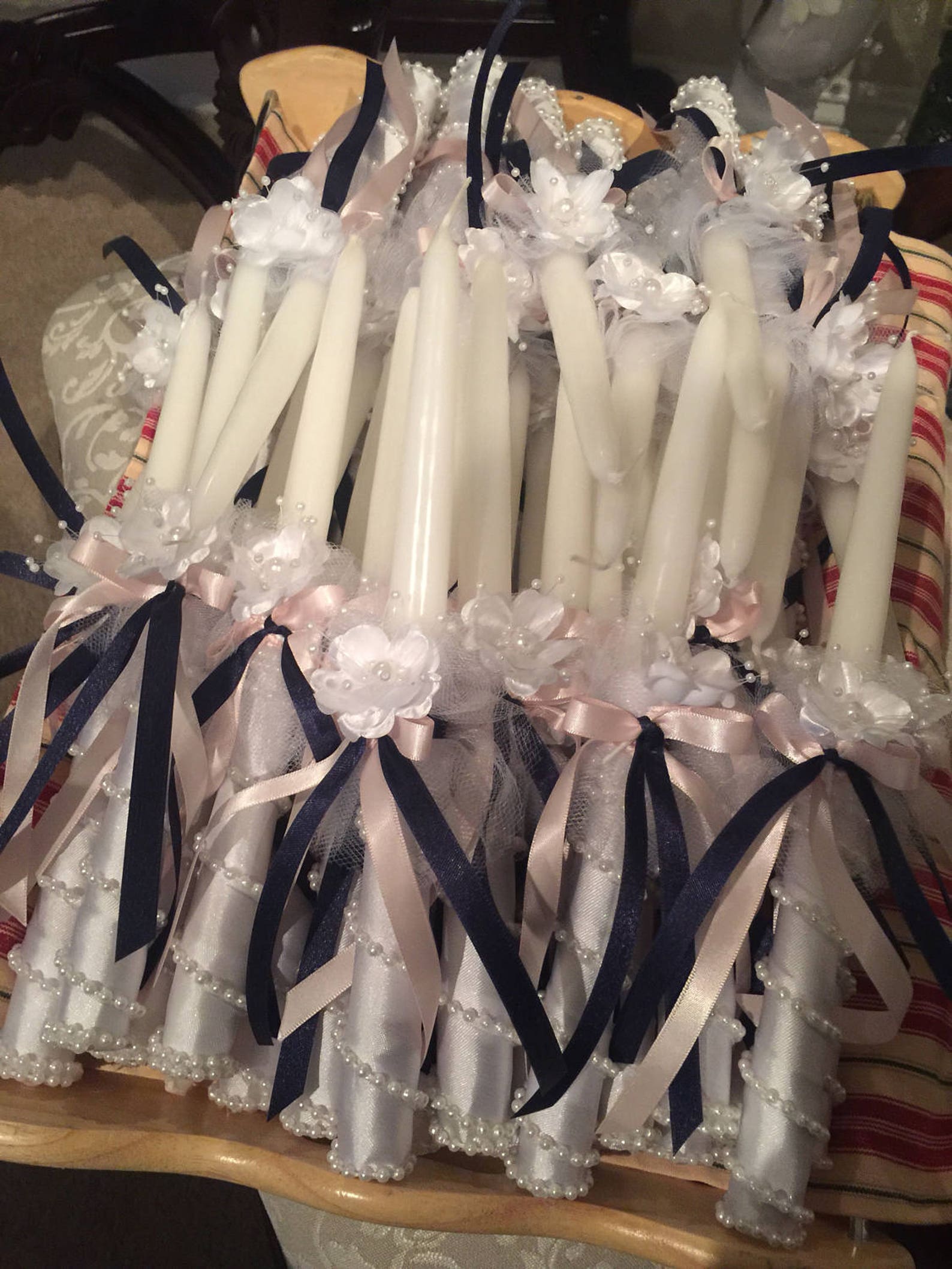 Greek Orthodox 6 Candles Wedding Candles Lambatha Greek - Etsy