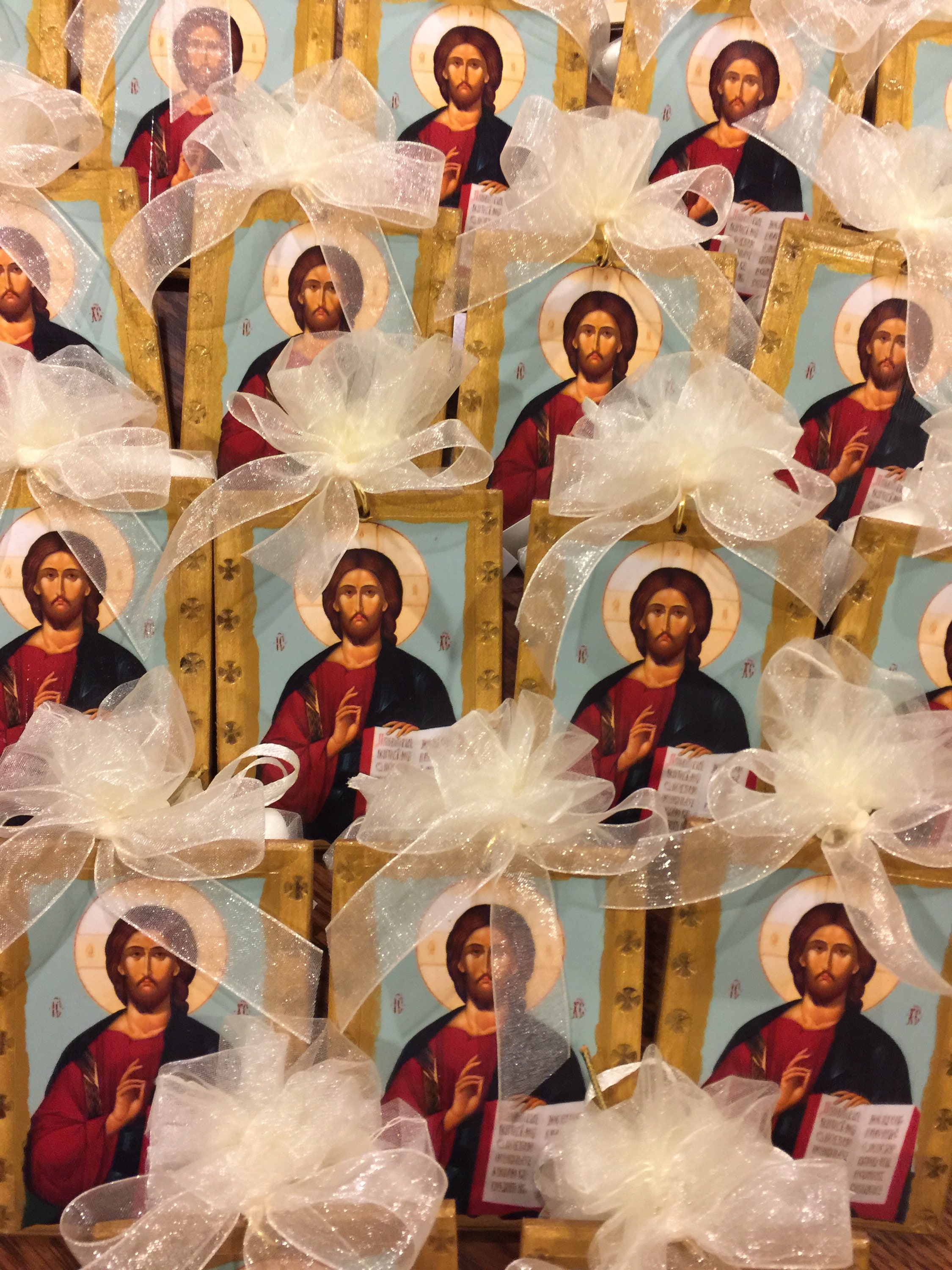 10 Religious Icons Favors Baptism Favors Greek Orthodox | Etsy