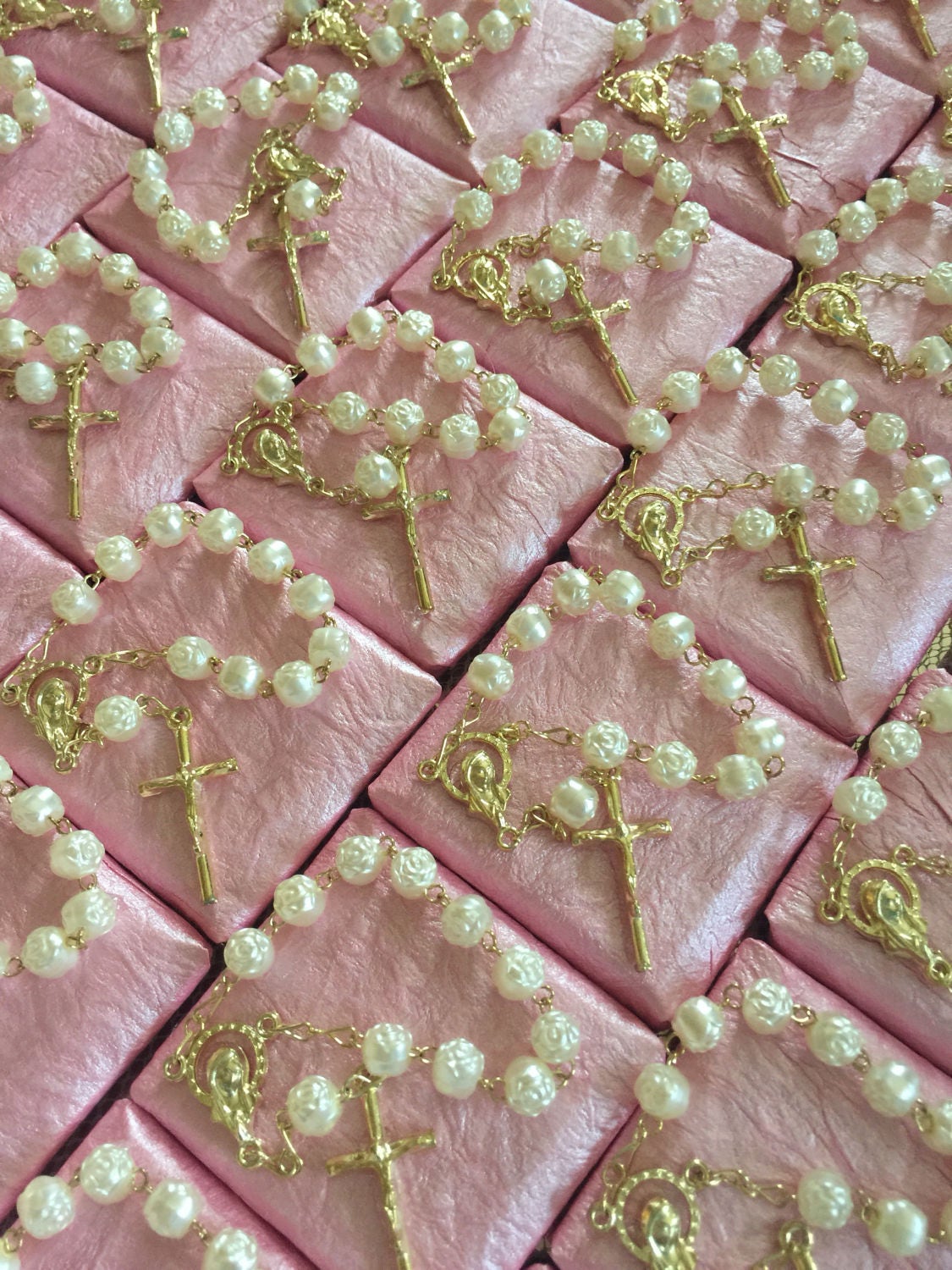 10 Baptism Favors, Religious Favors, Rosary..baptism, First Communion ...