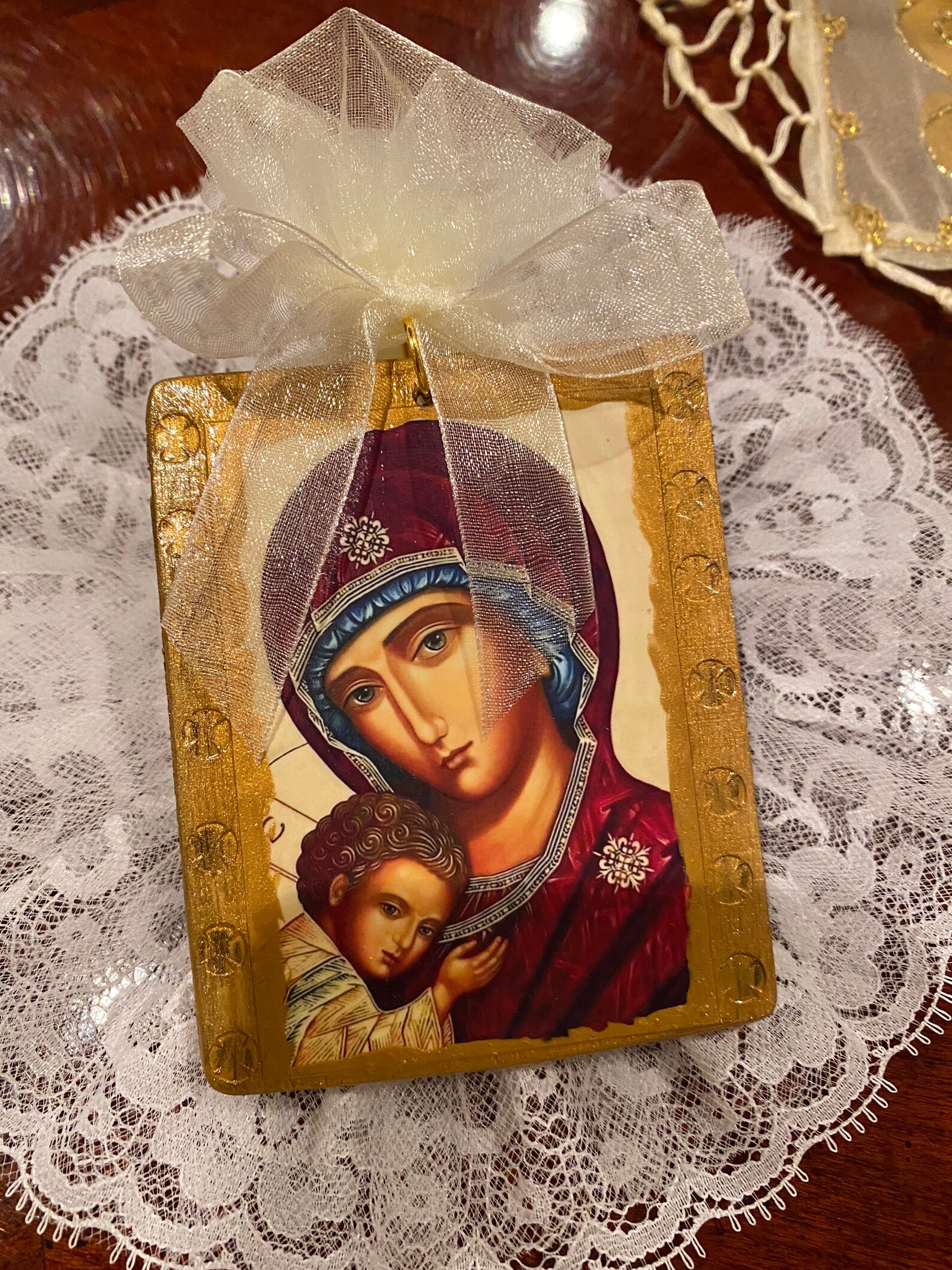 10 Religious Icons Favors Baptism Favors Greek Orthodox | Etsy