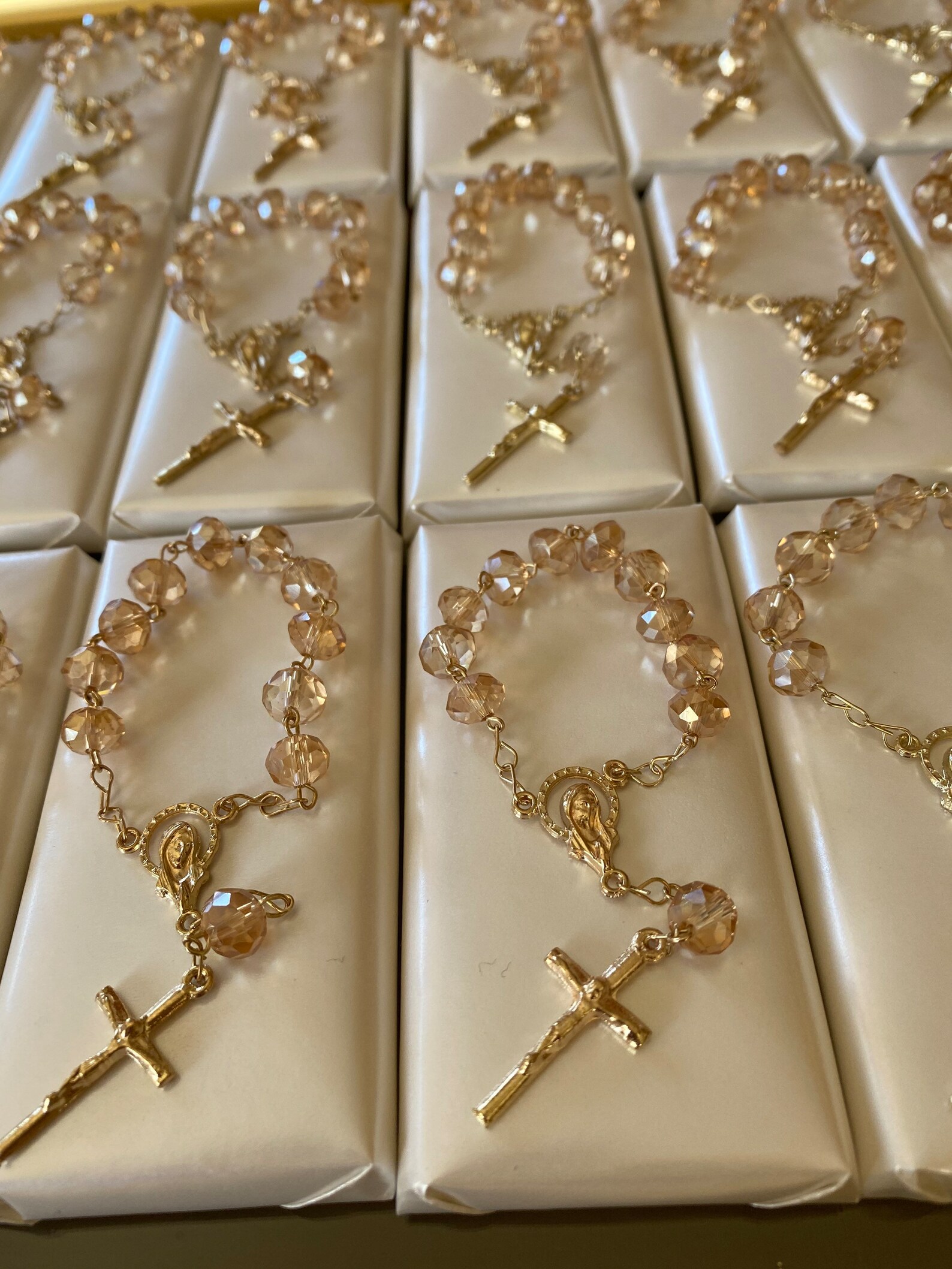 10 Baptism Favors, Religious Favors, Rosary..baptism, First Communion ...