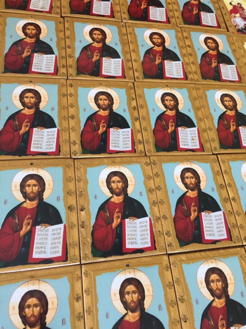 10 Religious Icons Favors Baptism Favors Greek Orthodox | Etsy