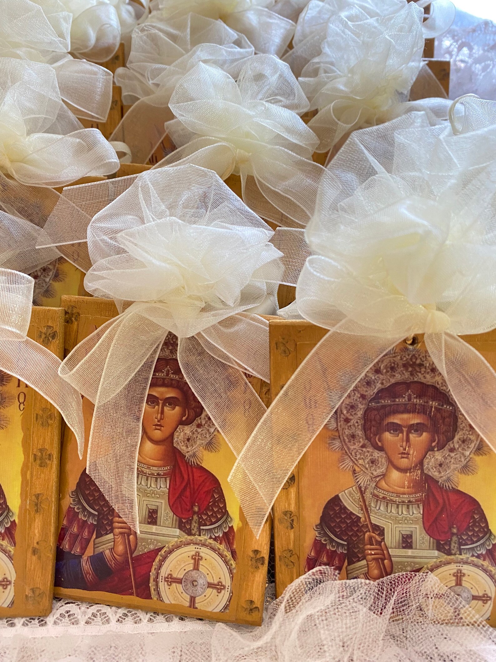 10 Saint George Icon Favors, Baptism Favors, Orthodox Icon, Religious ...