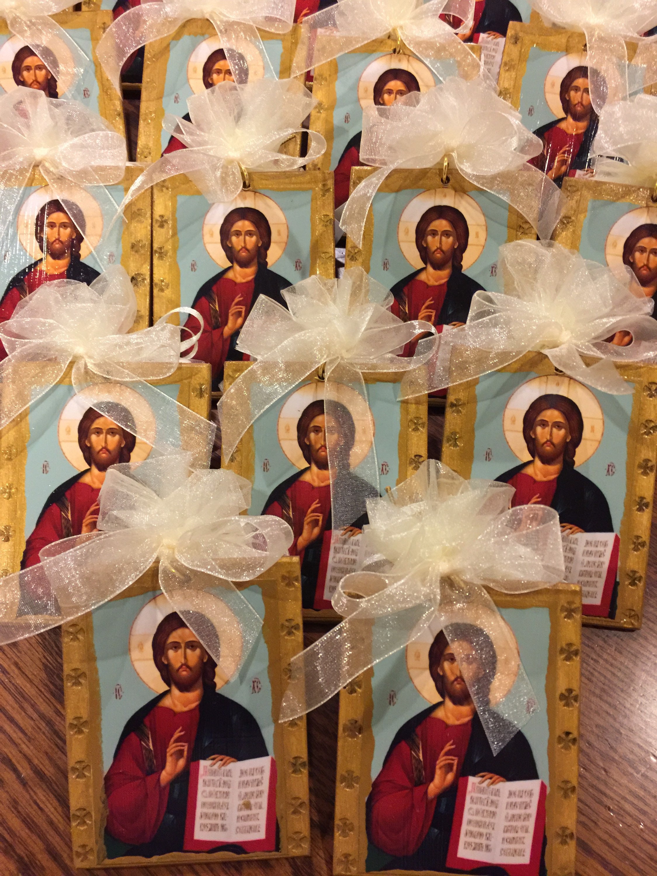 10 Religious Icons Favors Baptism Favors Greek Orthodox | Etsy